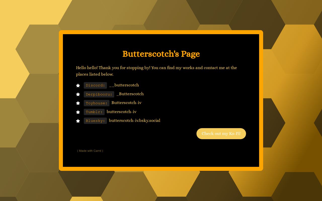 Butterscotch's Page